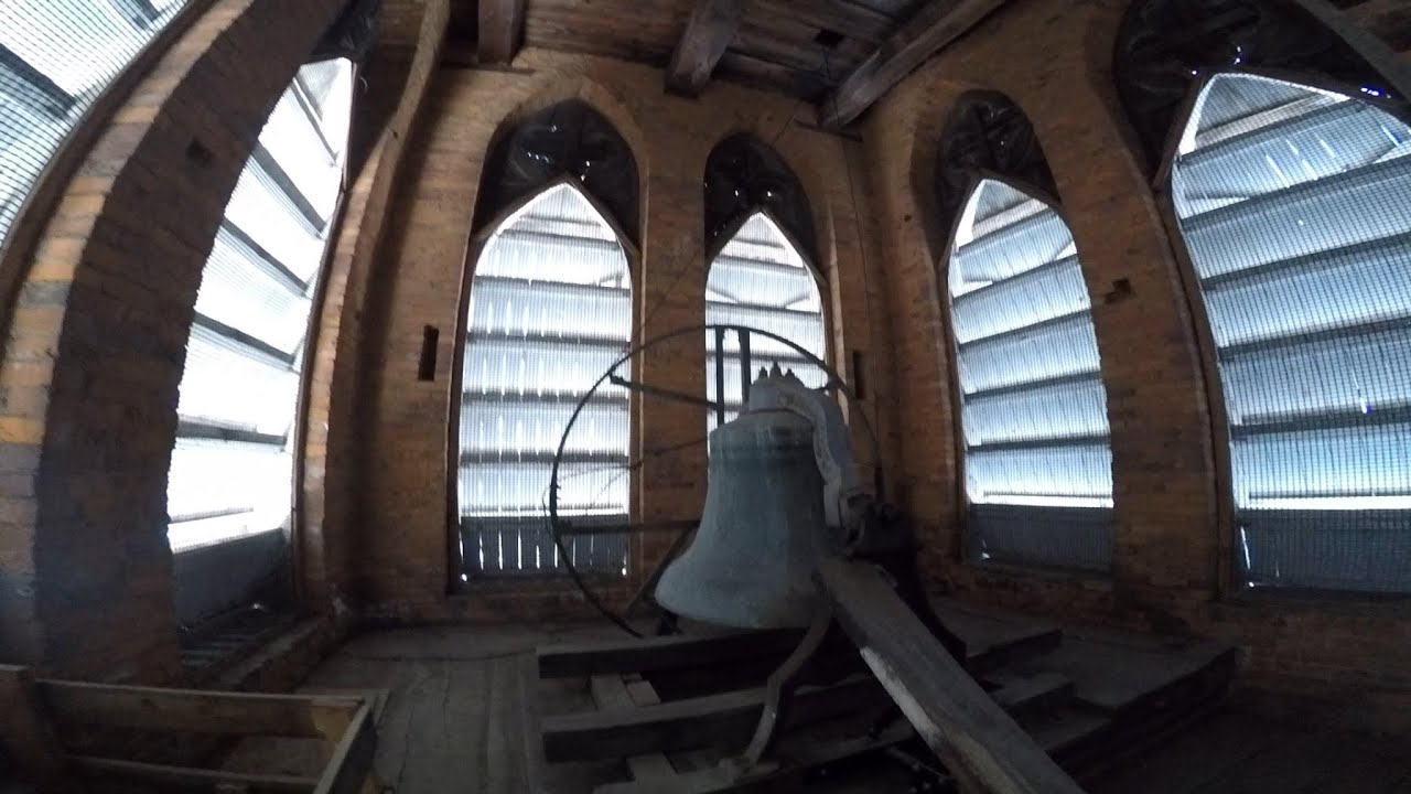 Exploring 150 year old bell tower / amazing views from the towers roof ...