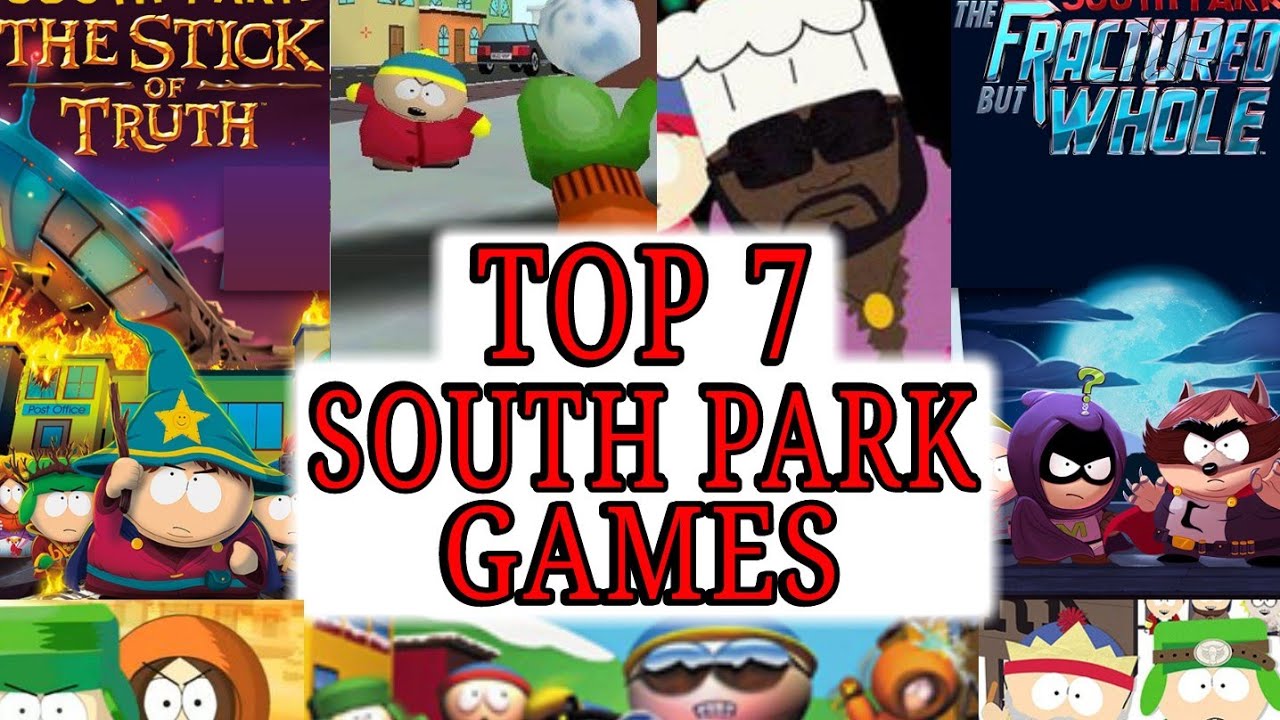 TOP 7 SOUTH PARK Games - YouTube