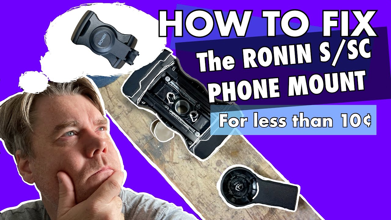 How To Fix the Ronin S/SC Phone Mount for less than 10 Cents - YouTube