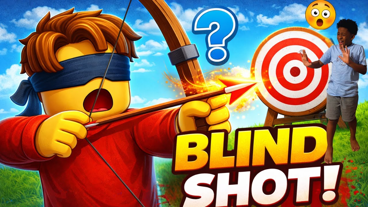 ROBLOX‼️BLIND SHOT CHALLENGE! 😱 Can I HIT IT?! - YouTube