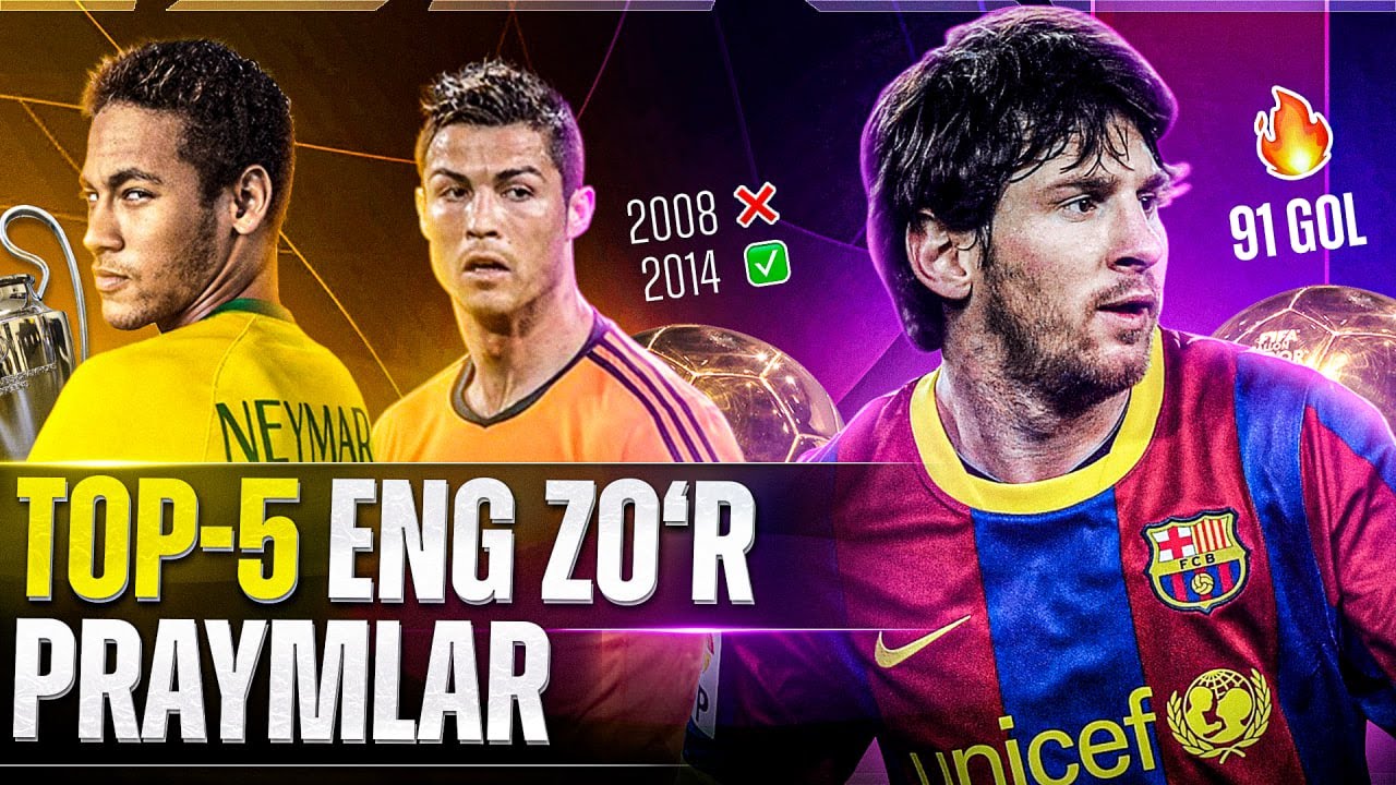 #TOP5 ENG ZO'R PRAYMLAR (2010 DAN BERI) | @ekstrataym - YouTube