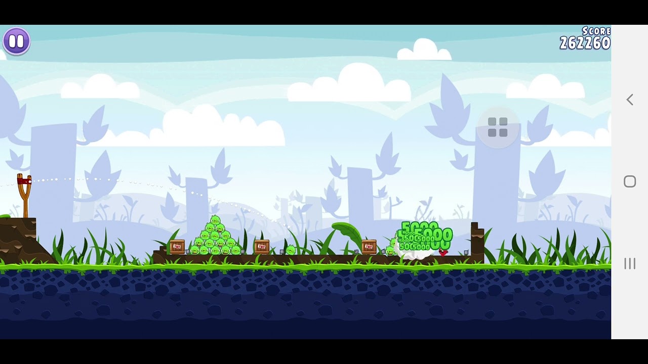 GAME OVER Angry birds re launched level failed - YouTube