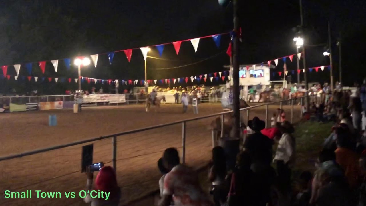 Turley Rodeo 2019 Small Town vs O’City 6th Race - YouTube