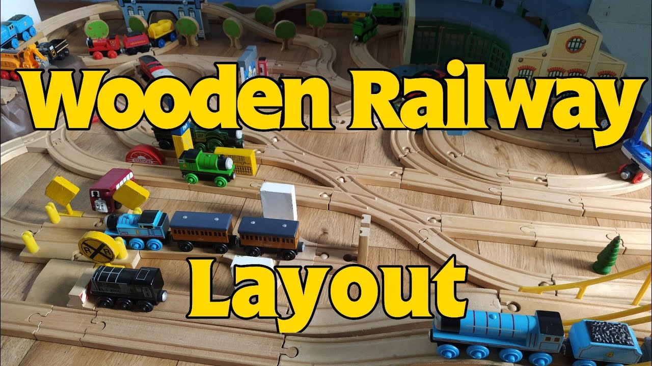 My Wooden Railway Layout - YouTube