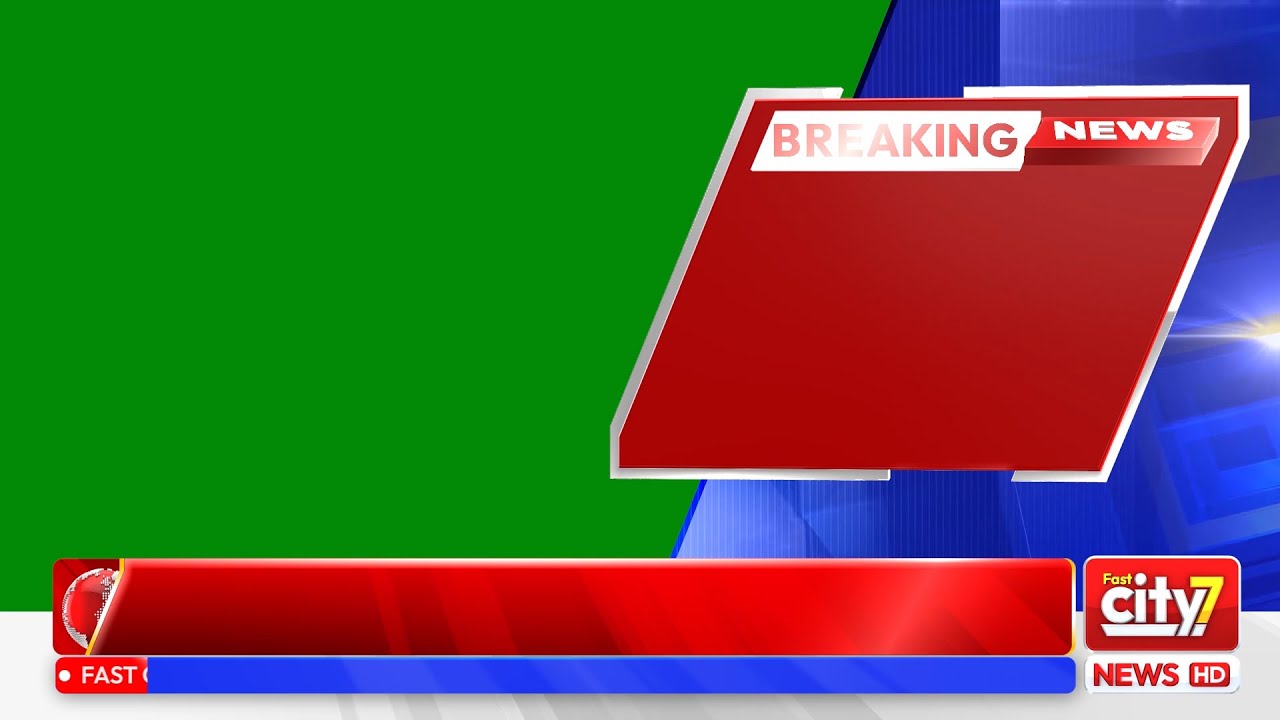 Fast City 7 News HD Breaking News Setup | Motion Graphics Breaking ...