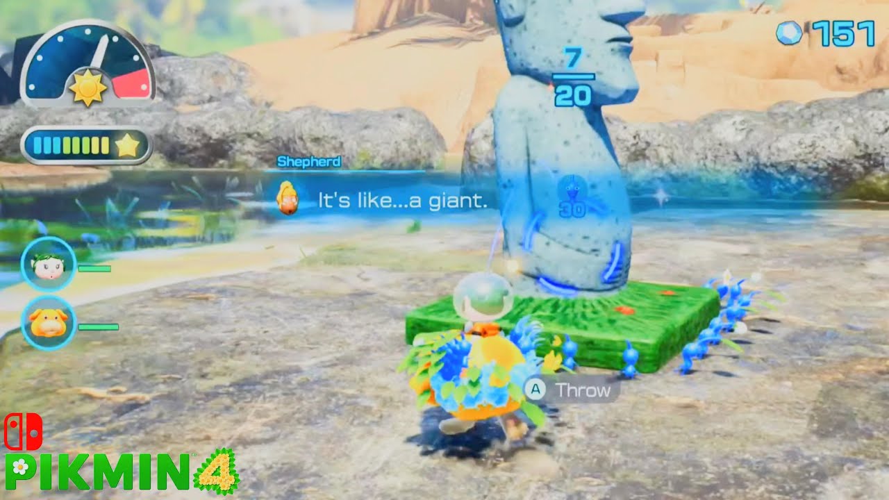 Pikmin 4 - Giant's Fossil & Bright Sword (Not a Masters Sword ...