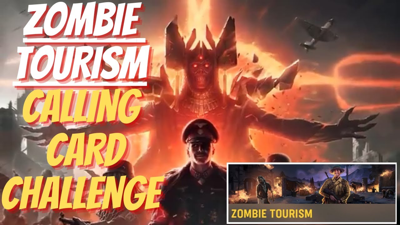ZOMBIE TOURISM Calling Card Challenge - Call Of Duty Vanguard ZOMBIES ...