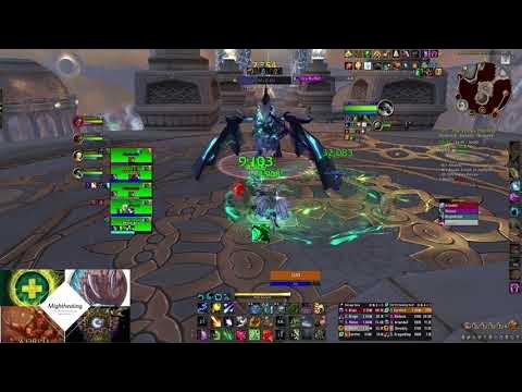 The Vortex Pinnacle 21+, Tyrannical, Volcanic, Sanguine. Resto Druid PoV. - YouTube