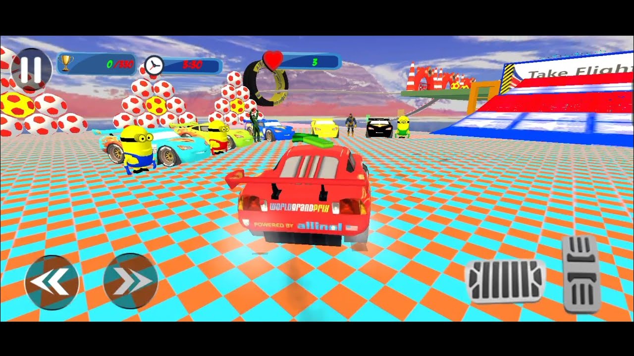 Superhero Car Game | Car Racing | Simulator Car Game | McQueen Racing ...