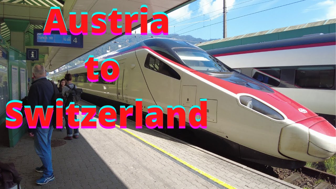 Austria to Switzerland by Train| Explore side window View - YouTube