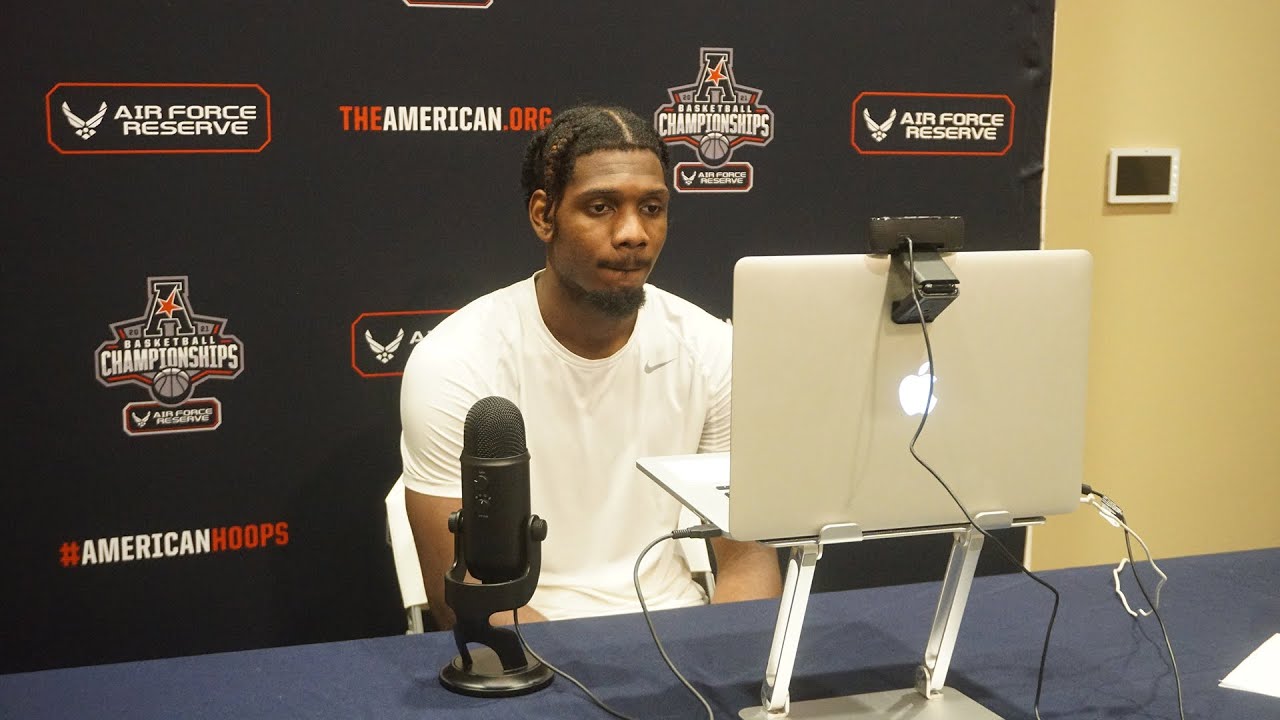 Darius Perry - AAC First Round vs. ECU Post-Game Presser - YouTube