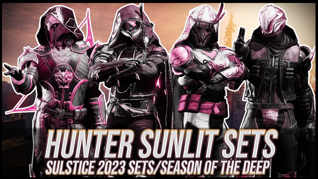 Destiny 2: Sunlit Hunter sets! | Season of the Deep - YouTube