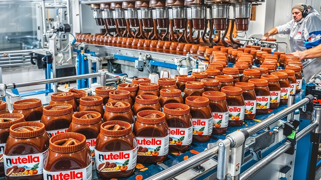 Como é feita a Nutella? [Processo de fábrica] - YouTube