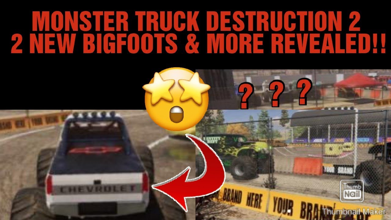 MONSTER TRUCK DESTRUCTION 2 BIGFOOT & IDENTITY THEFT!! & MORE REVEALED ...