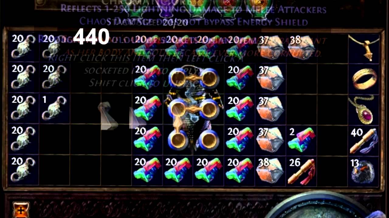 Path of Exile: How to 6 Link Shavronnes - YouTube