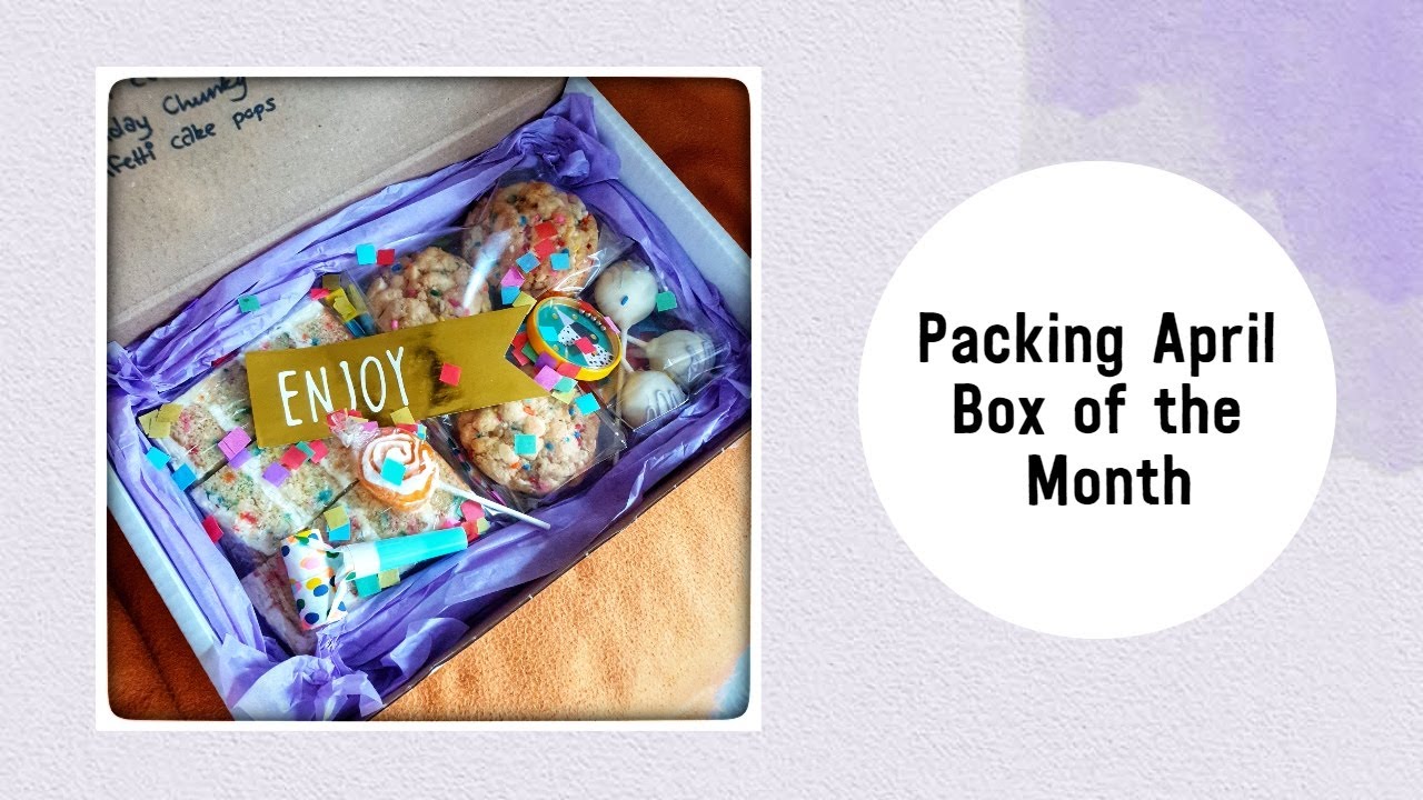 Time-lapse packing April Box of the Month - YouTube