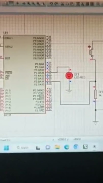 LED On/OFF using PIC 16F877A and Proteus - YouTube
