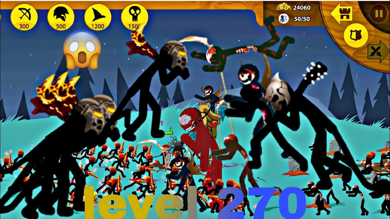Stick war lagecy|Level 270|insane|sword man vs Dead kai and kai Riders ...