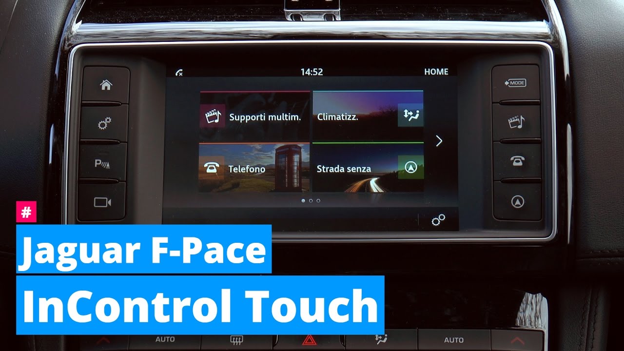 Jaguar F-Pace, sistema InControl Touch | Hardware Upgrade - YouTube