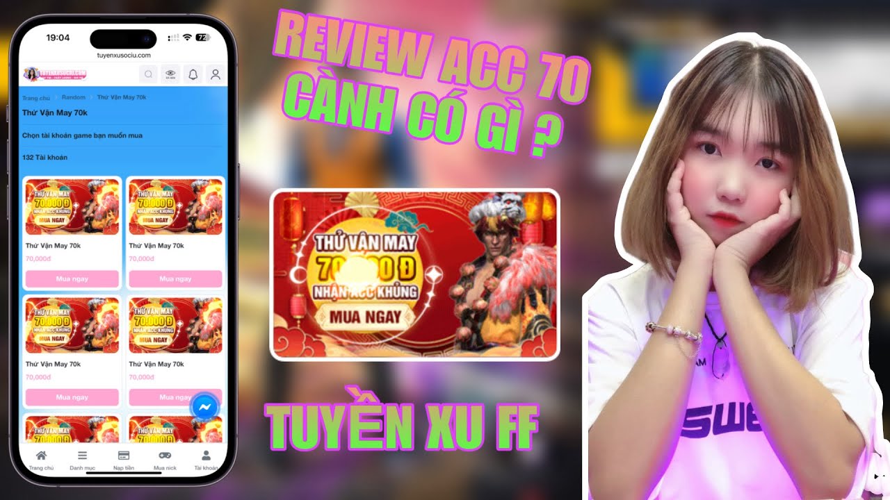 Mua Acc 70K Shop Tuyền Xu Liệu Có Gì Ngon Không ? Review Mua Acc Shop Tuyền Xu Có Uy Tín Không ...