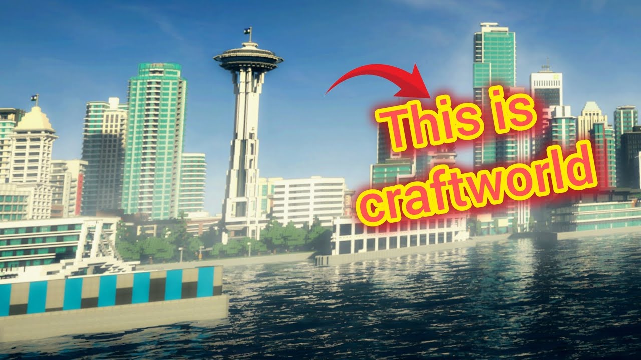 Craftworld big city |craftworld server gameplay| - YouTube
