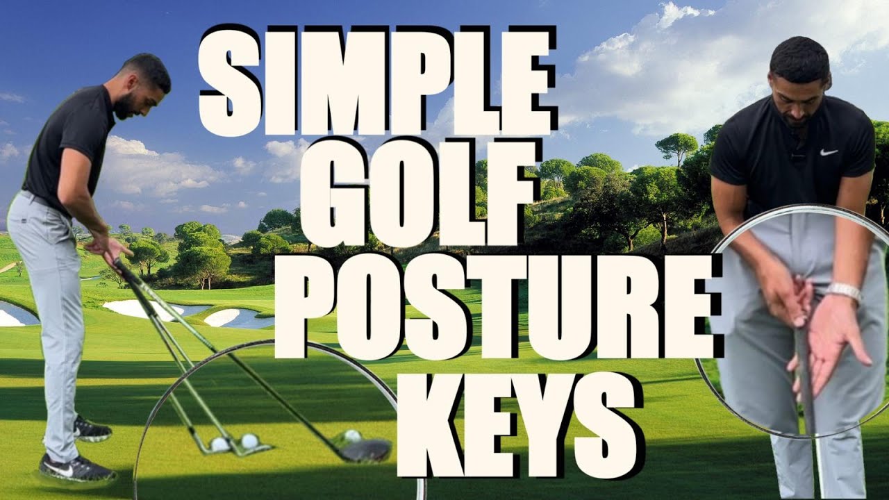 How to set up to the golf ball (Simple golf posture keys) - YouTube