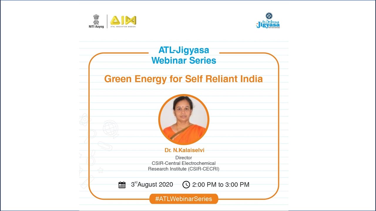 Green Energy for Self Reliant India - YouTube