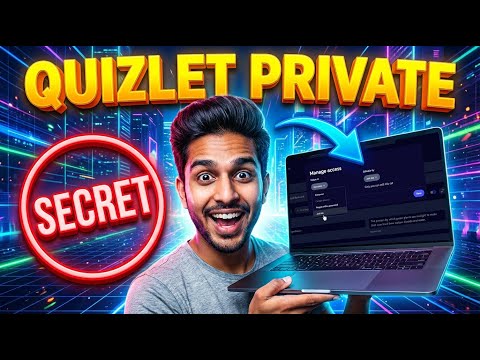 How to Make Quizlet Private | Control Your Study Sets