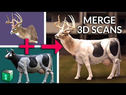 Blender Secrets - How to merge 3D Scans and bake the Texture as Color Attributes
