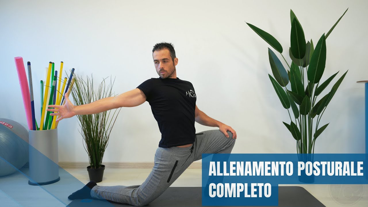 Esercizi posturali e di stretching "potenziati": lezione completa ...