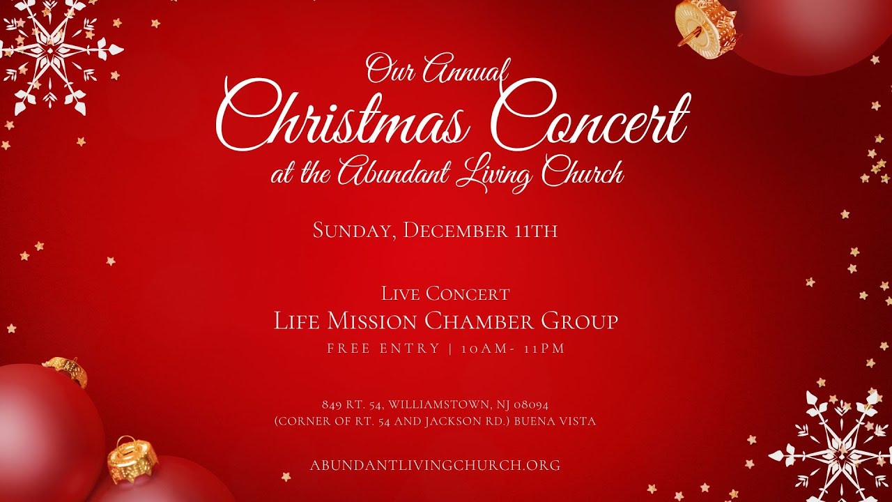 Christmas Concert with Life Mission Chamber Group | 12-11-2022 - YouTube
