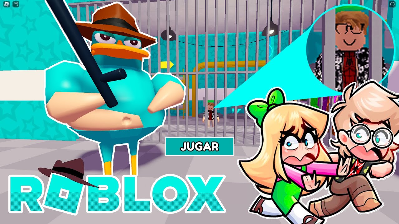 ¡ESCAPE DE PERRY EL ORNITORRINCO EN BARRY´S PRISION RUN! 🎩🦦MINI ANGELO ...