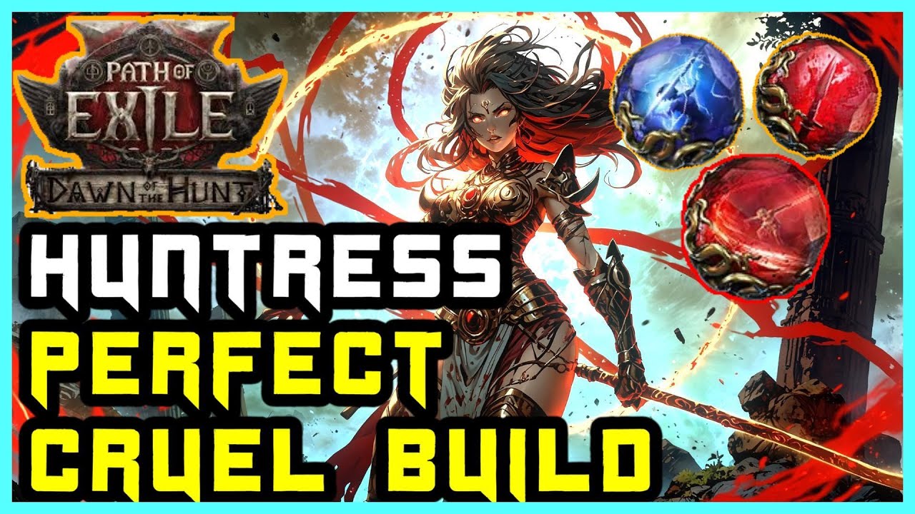 POE2 Huntress Hybrid Frenzy Charge Build Guide For Easy and Fast Clear ...
