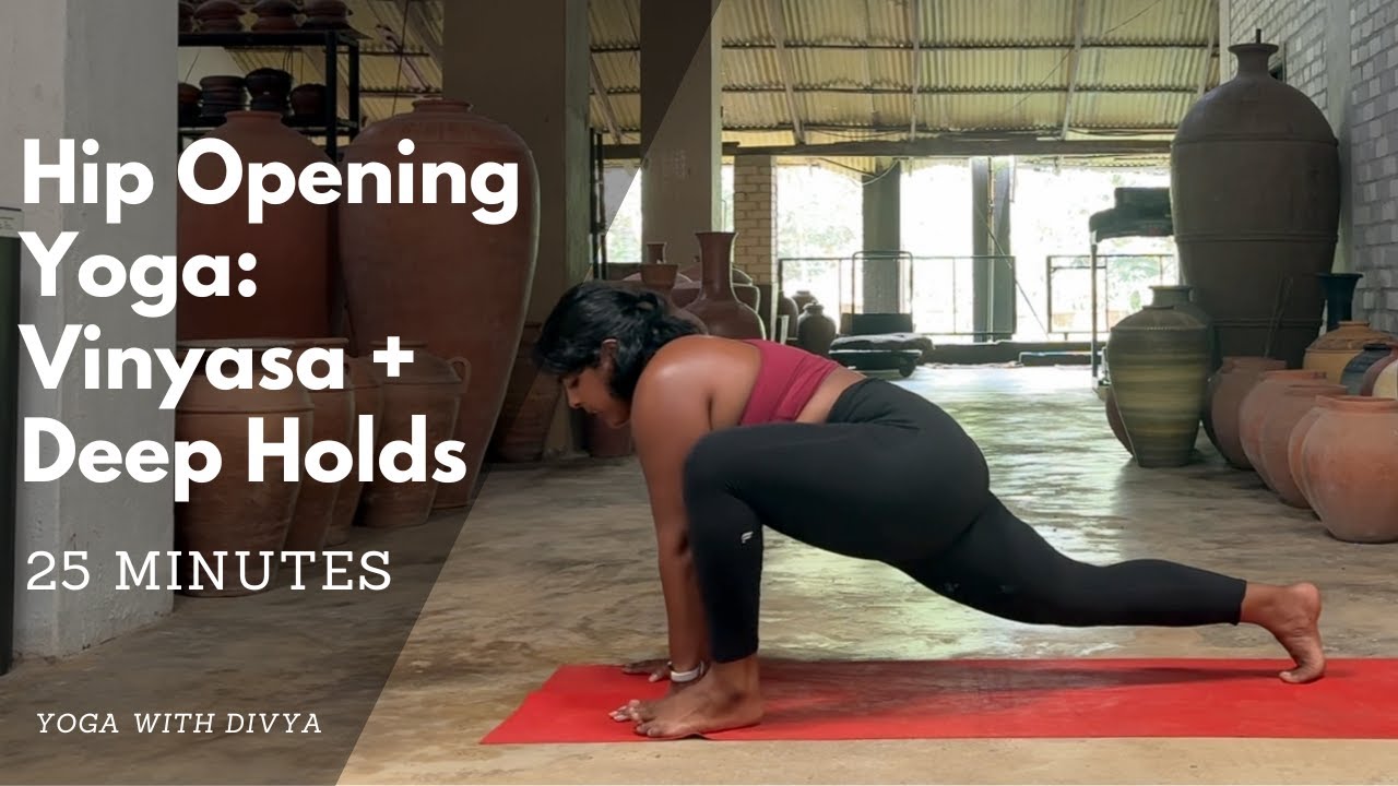 Dynamic Vinyasa Flow + Deep Hip Opening Yoga For Flexibility & Mobility ...
