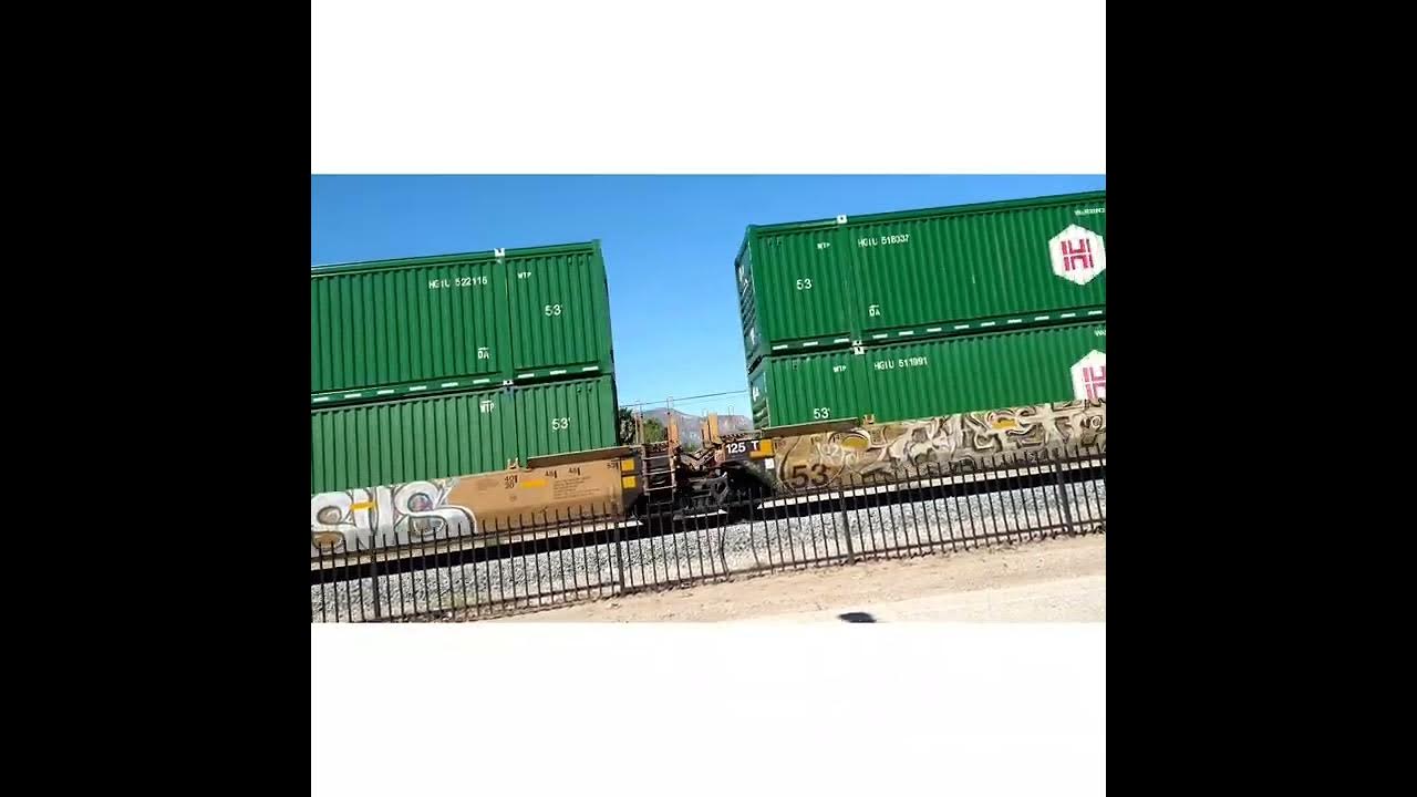 UP 2629 leads intermodal - YouTube