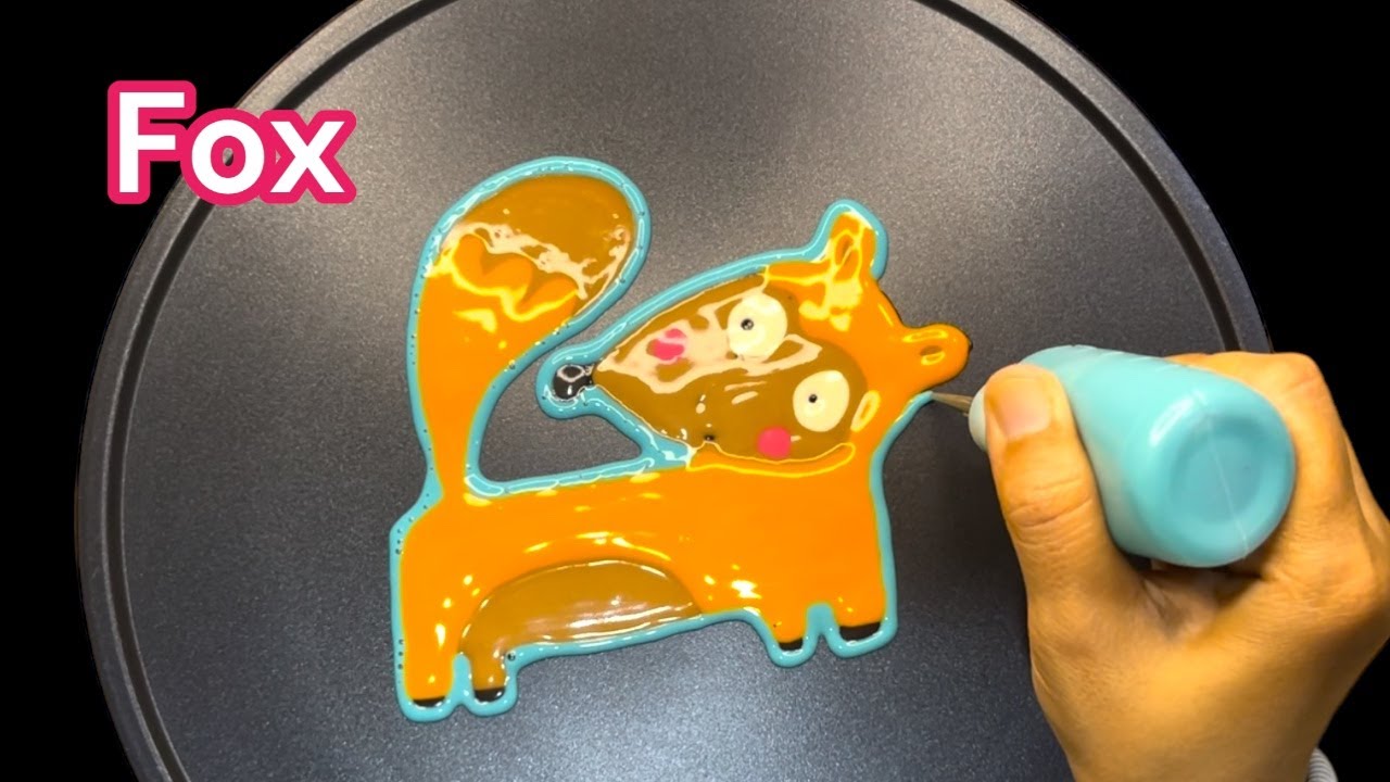 How to draw Fox Pancake - Cute Cartoon, Animal, Pancake Art ...