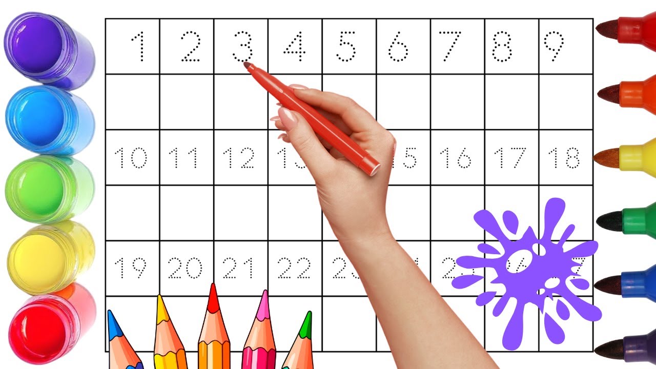 Learn Alphabet A to Z, Numbers 1-10 ️ | Fun Learning for Kids 🌈 - YouTube