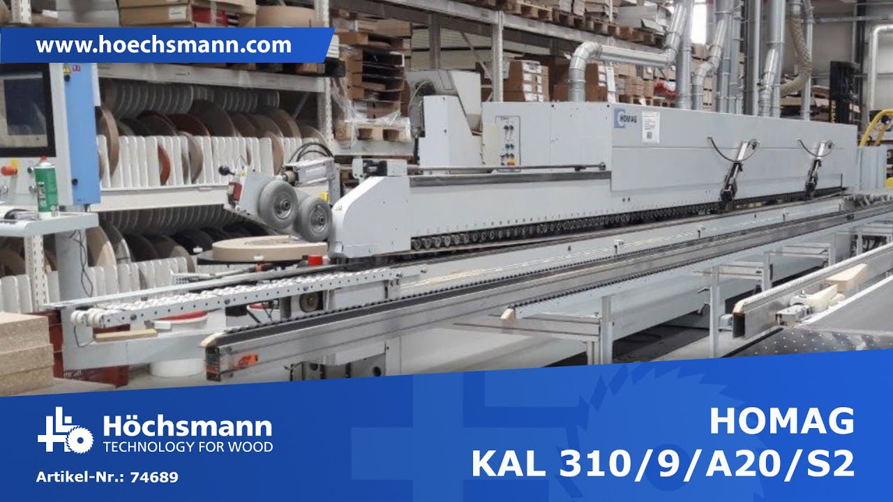 HOMAG KAL 310 /9/A20/S2 (Höchsmann Klipphausen) - YouTube