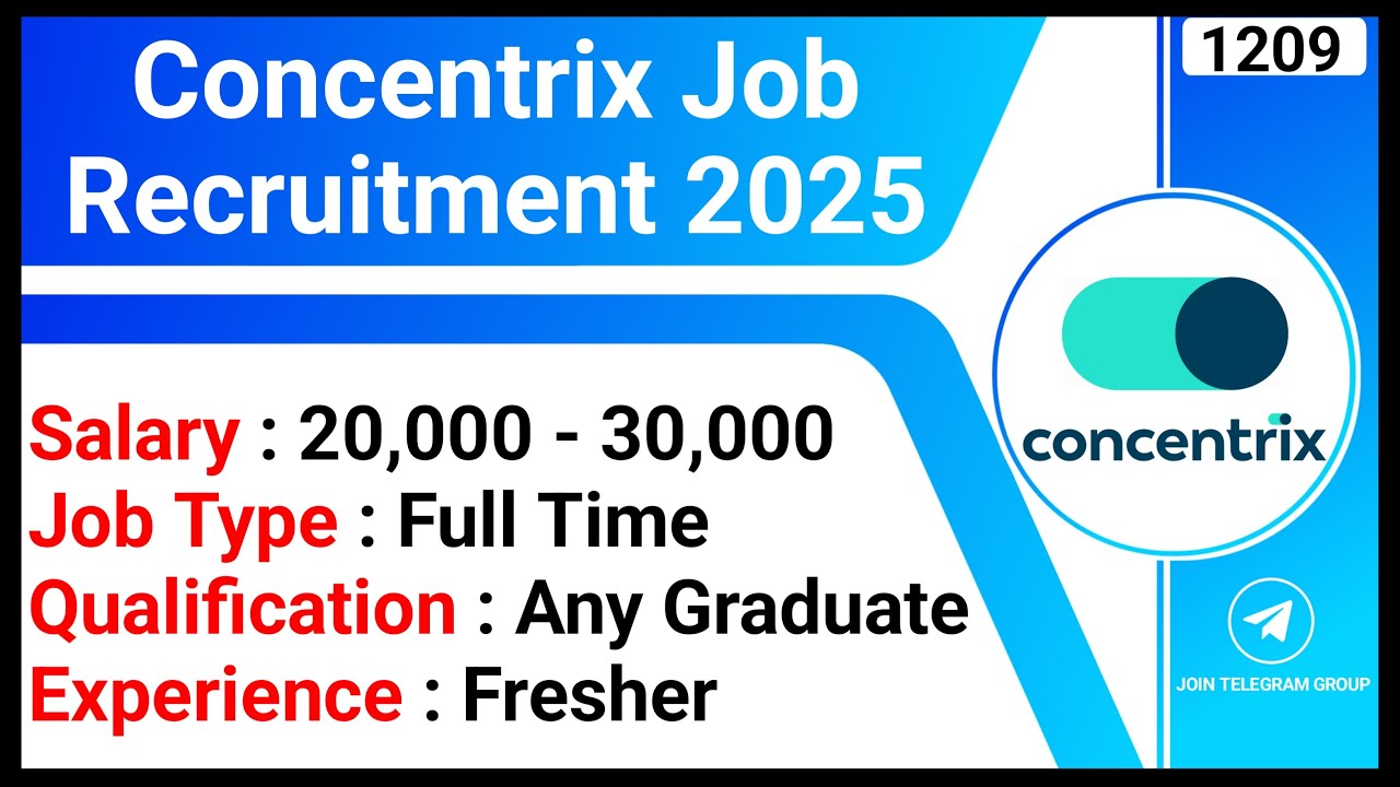 Concentrix Job Recruitment 2025 | Job For Fresher | Call Center ...