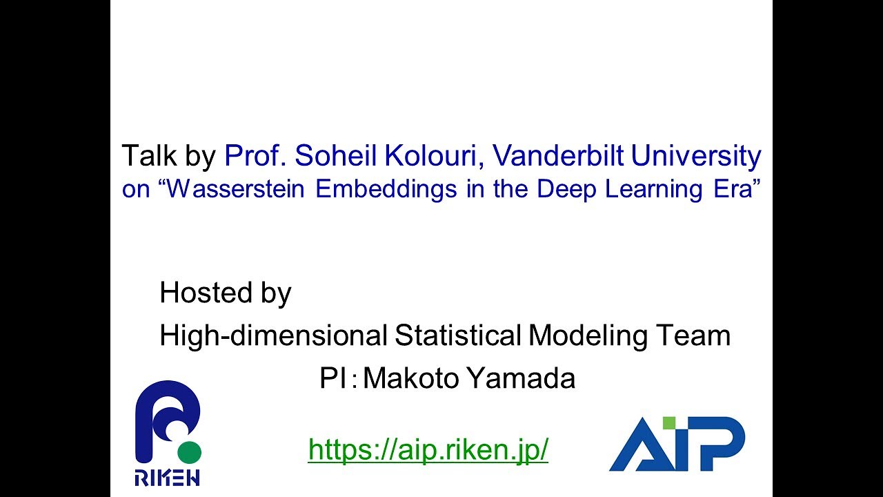 Talk by Prof. ‪Soheil Kolouri, Vanderbilt University - YouTube