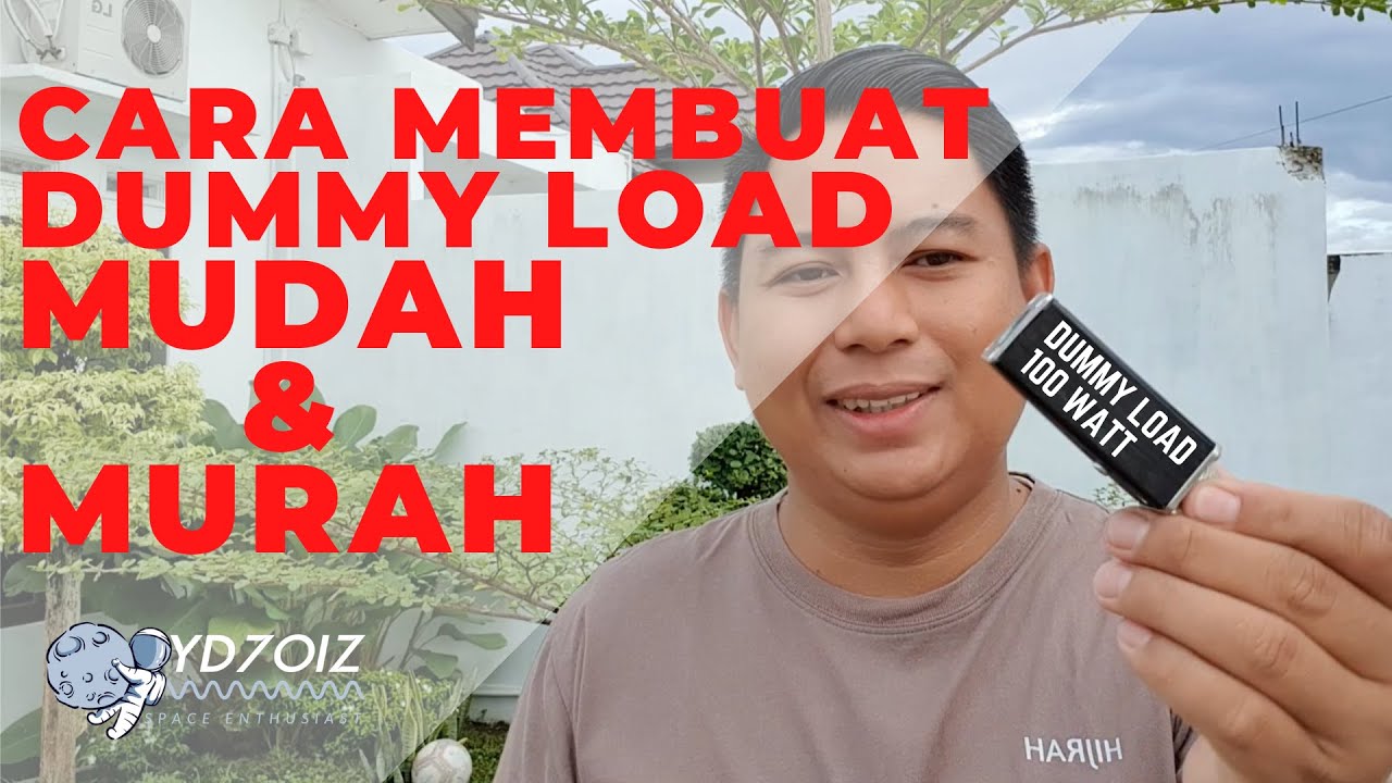 Cara membuat dummy load mudah dan murah - YouTube