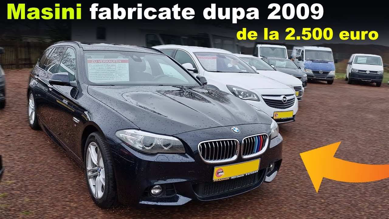 Masini dupa 2009 cu preturi incepand de la 2.500 euro de vanzare in ...