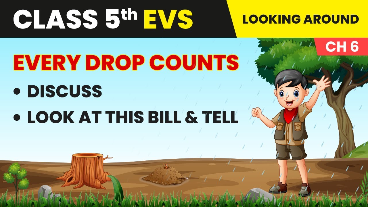 Every Drop Counts - Discuss & Look at This Bill and Tell | Class 5 ...