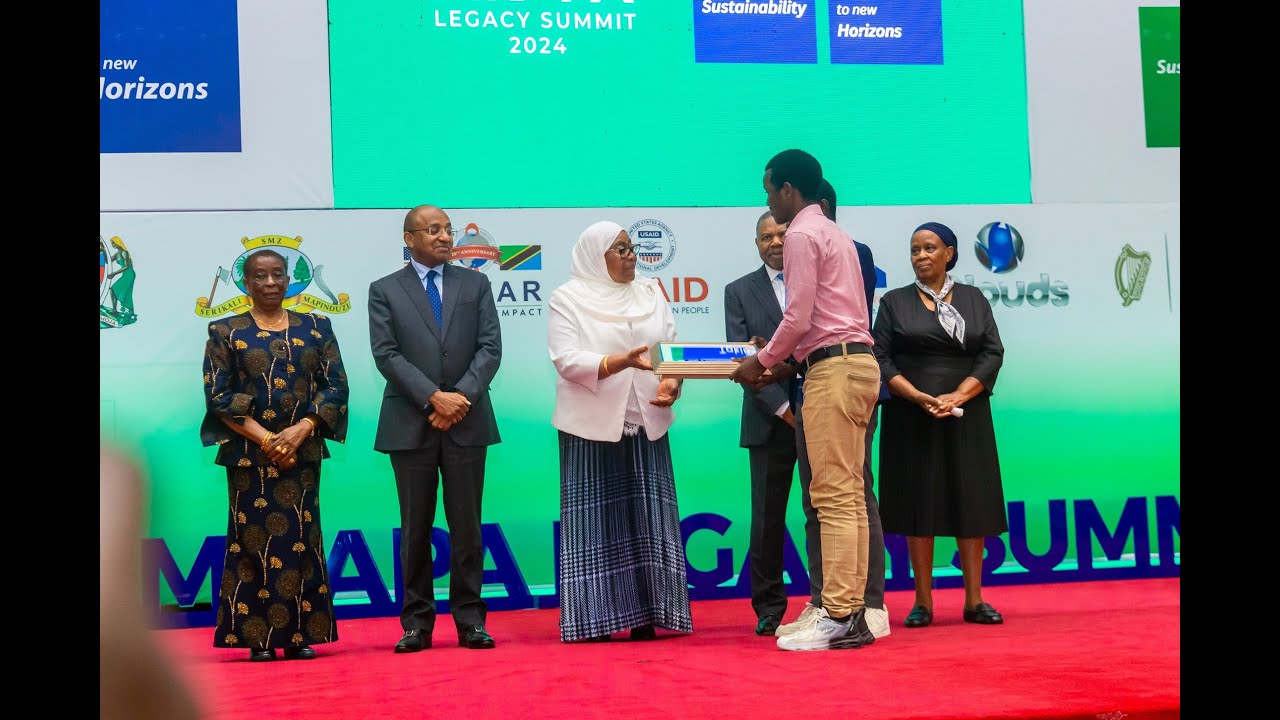 Awards presentation at the Mkapa Legacy Summit 2024 - YouTube