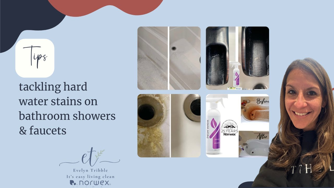 Tacking Stubborn Hard Water Stains on Bathroom Shower Doors/Faucets ...