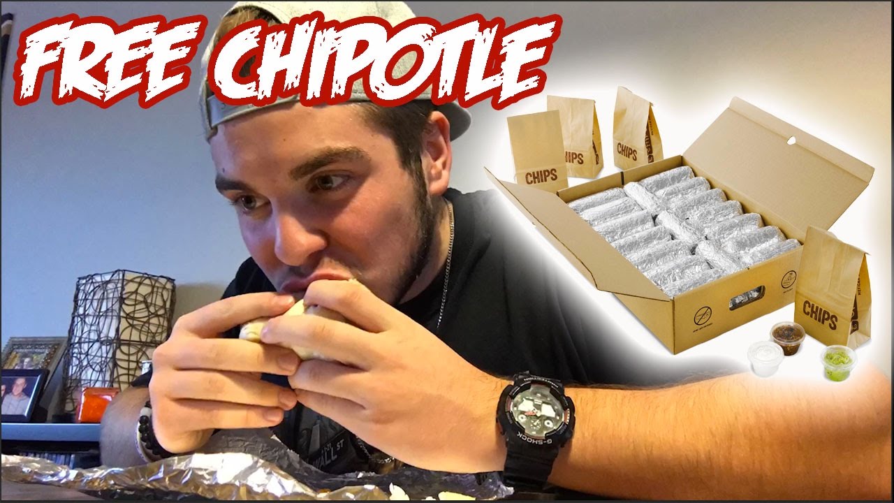 $240 IN FREE CHIPOTLE!! - YouTube