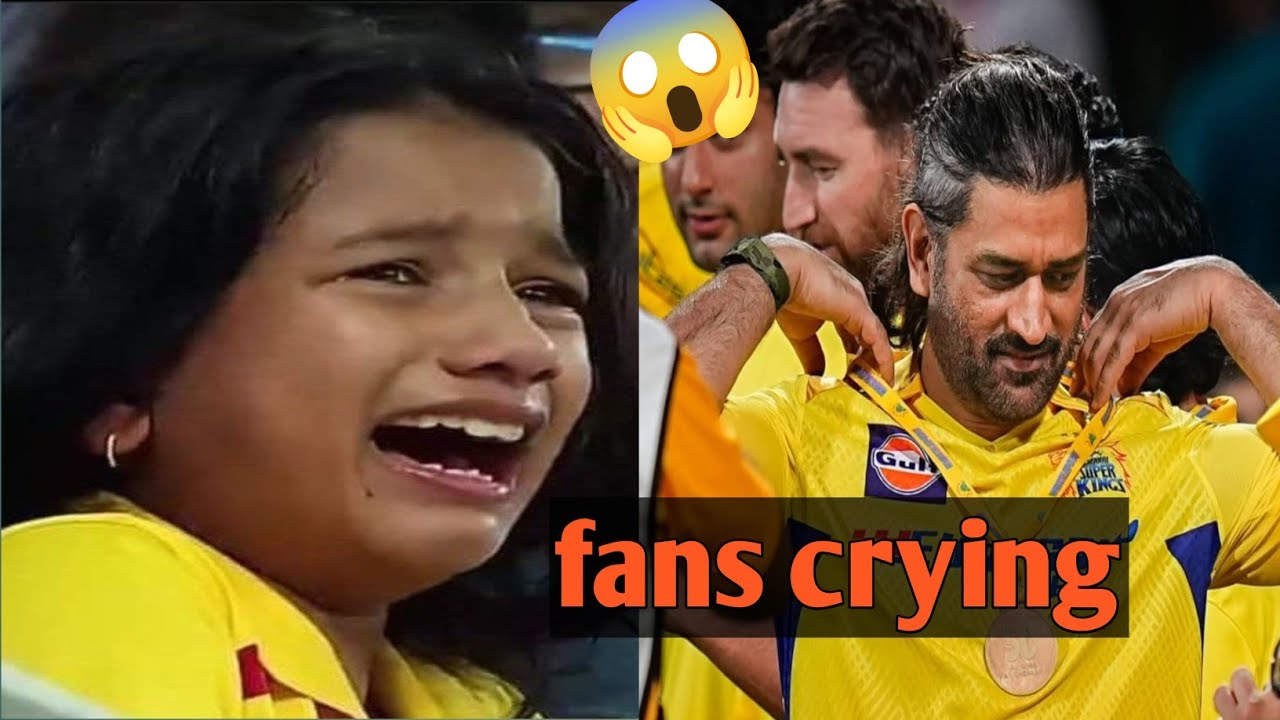 Fans Crying 🥲 MSD Retired in ipl. csk vs RR match ipl controversy ...