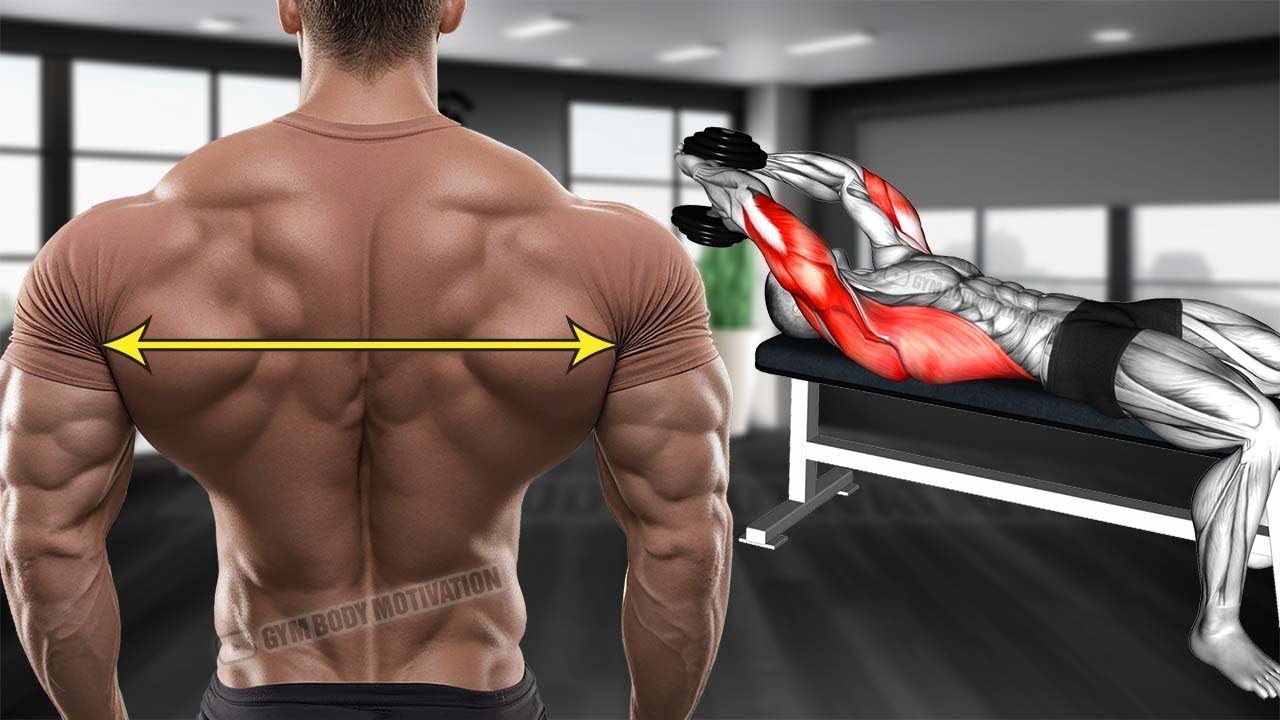 6 Super Easy Exercises to Quickly Build Upper Back and Lower Back - YouTube