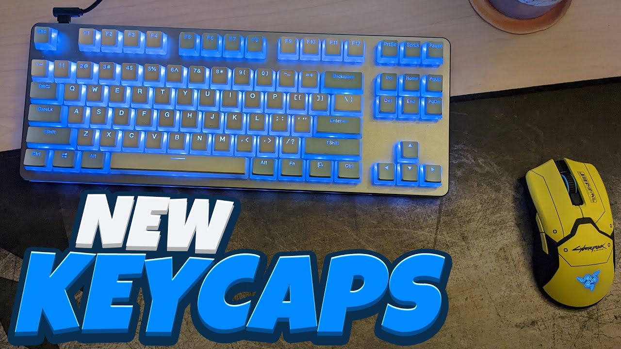 Cleaning My Mechanical Keyboard and Installing New Keycaps! - YouTube
