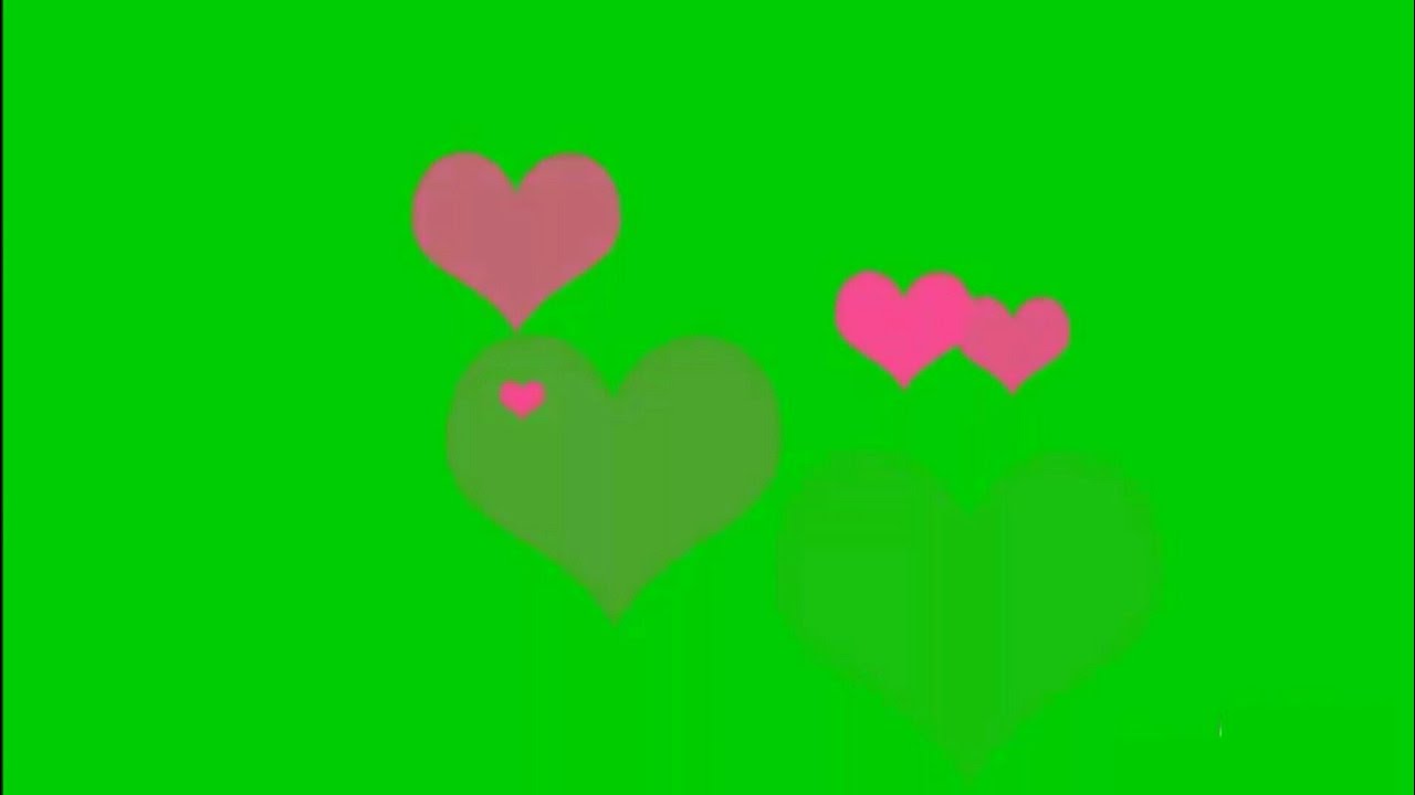Green screen blinking hearts.Incredible effect, MUST WATCH by every1 ...
